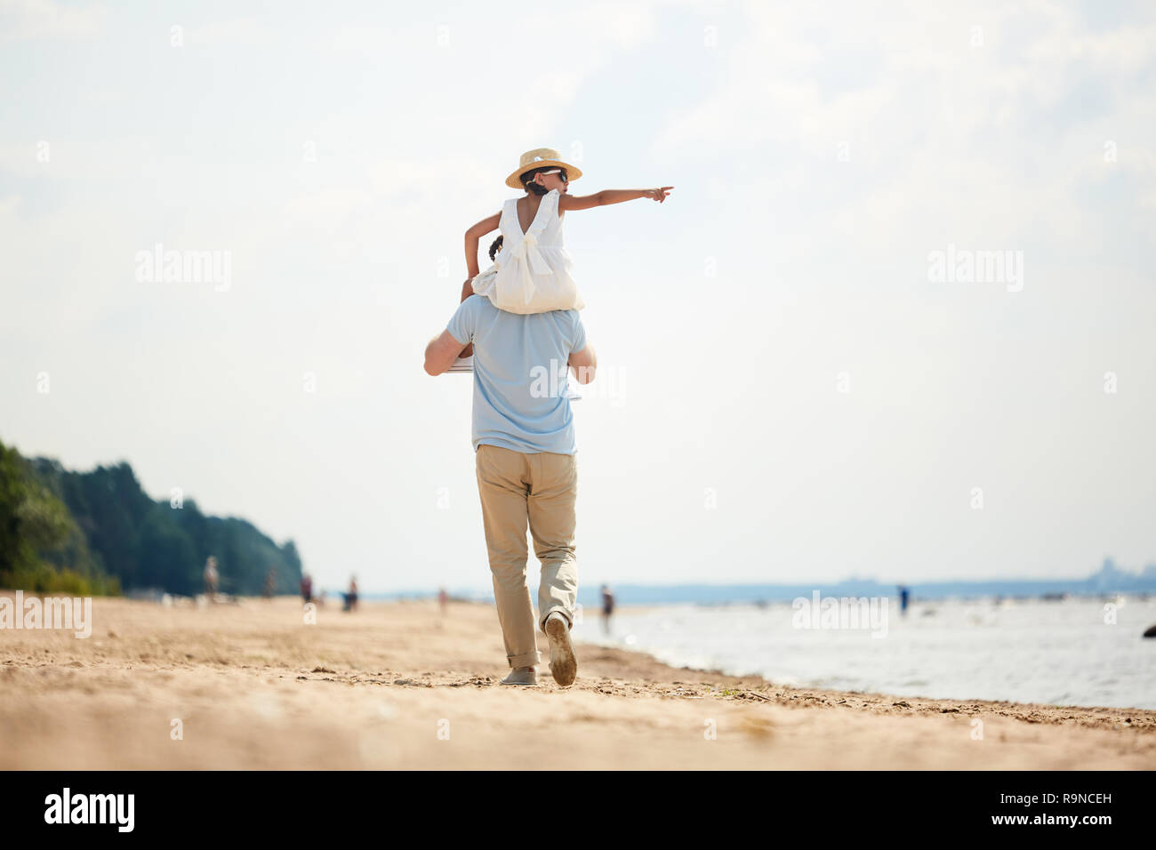 Chill with daughter Stock Photo - Alamy