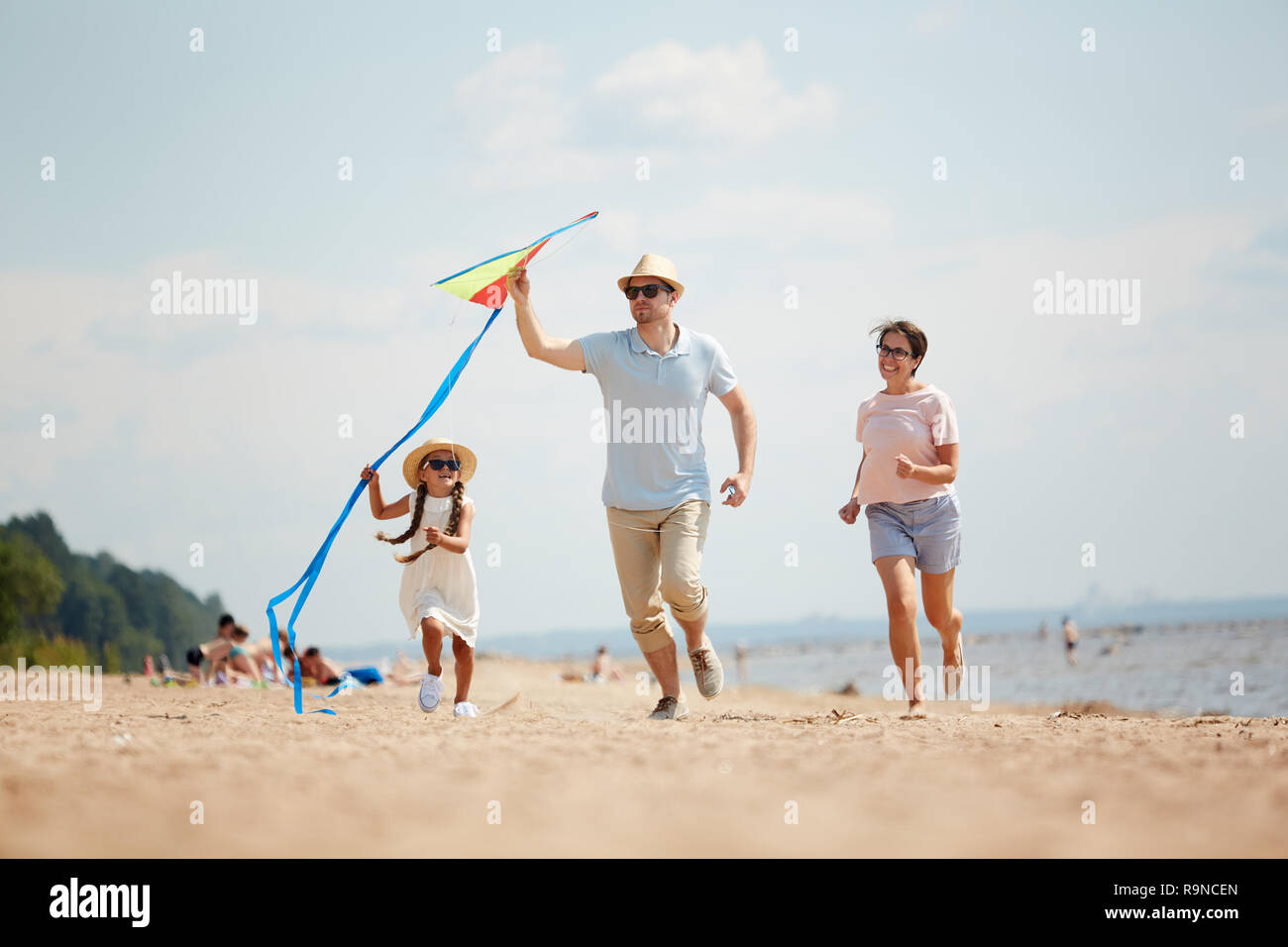 Child Running Summer Kite High Resolution Stock Photography and Images ...