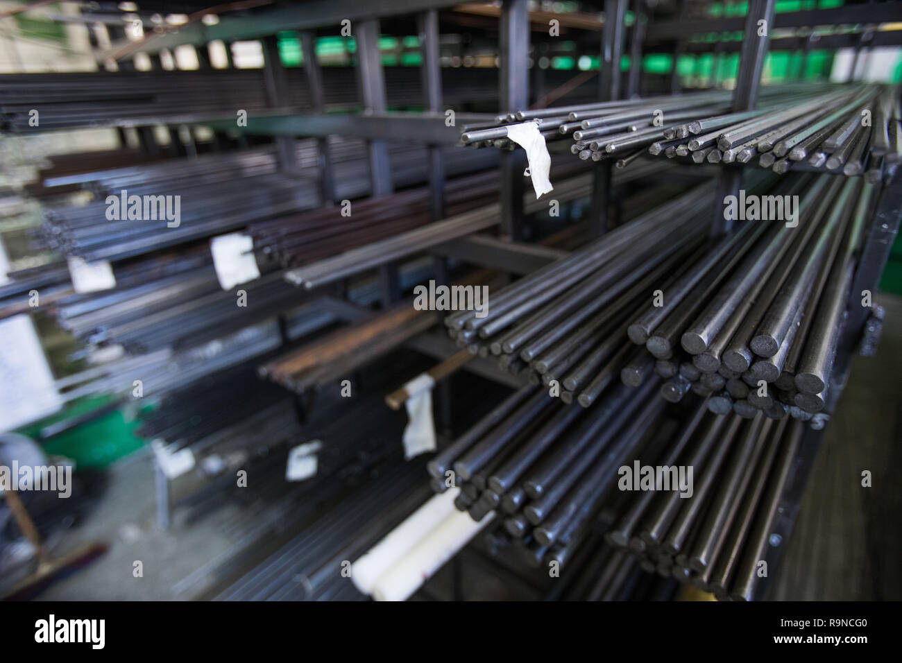 Metal factory shop Stock Photo - Alamy