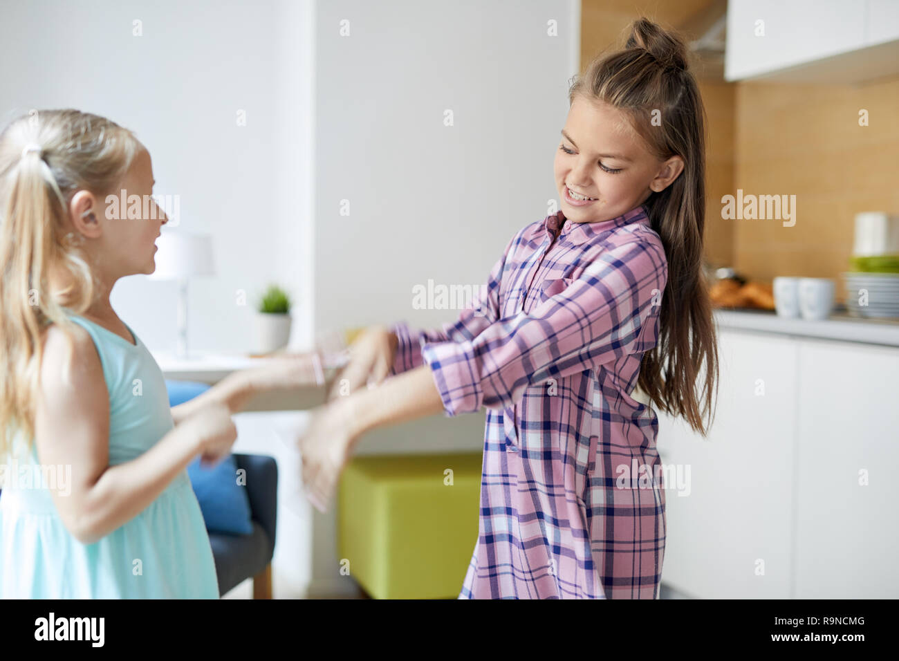 Having fun at home Stock Photo - Alamy