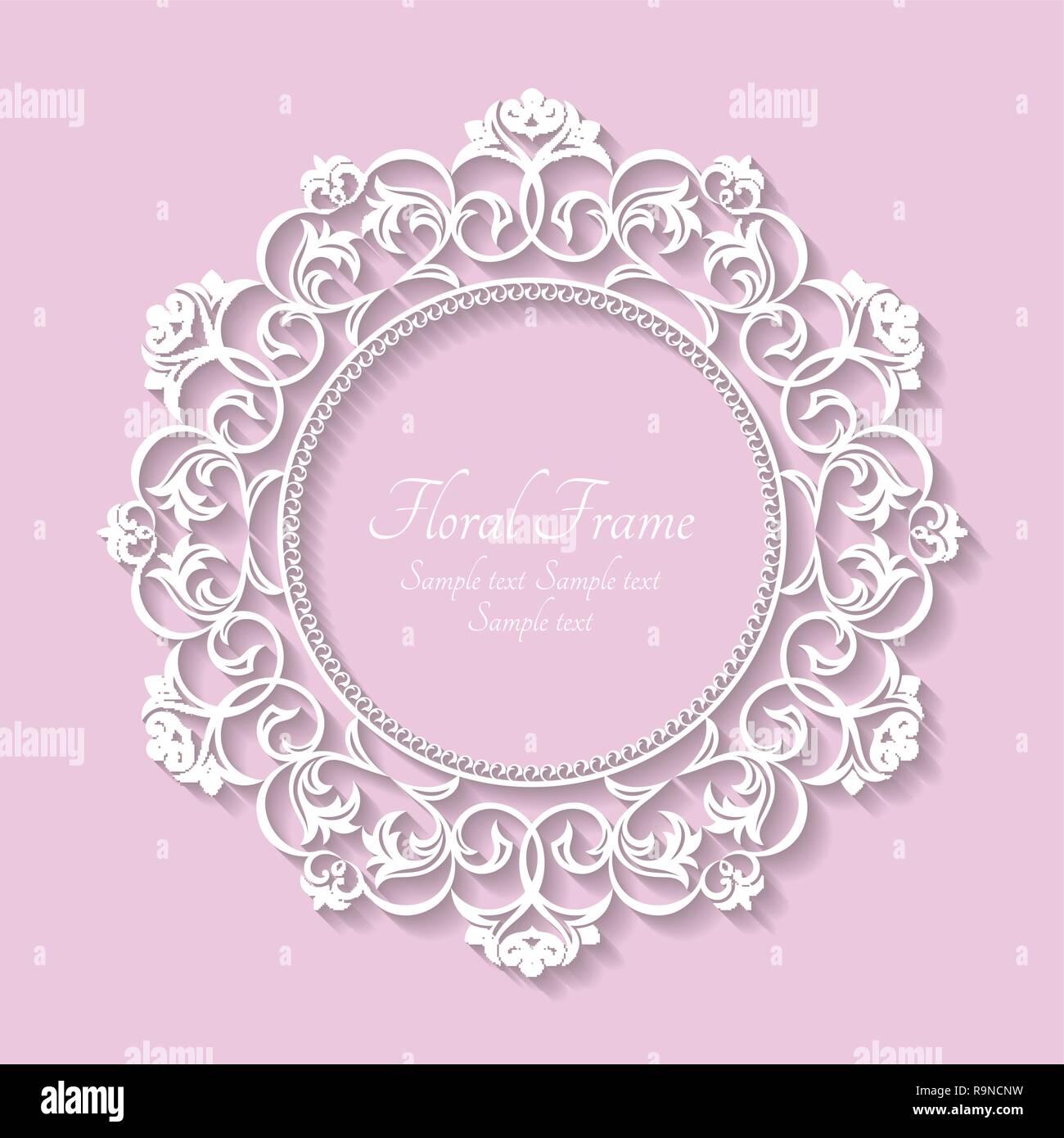 Baroque frame decorative hi-res stock photography and images - Alamy