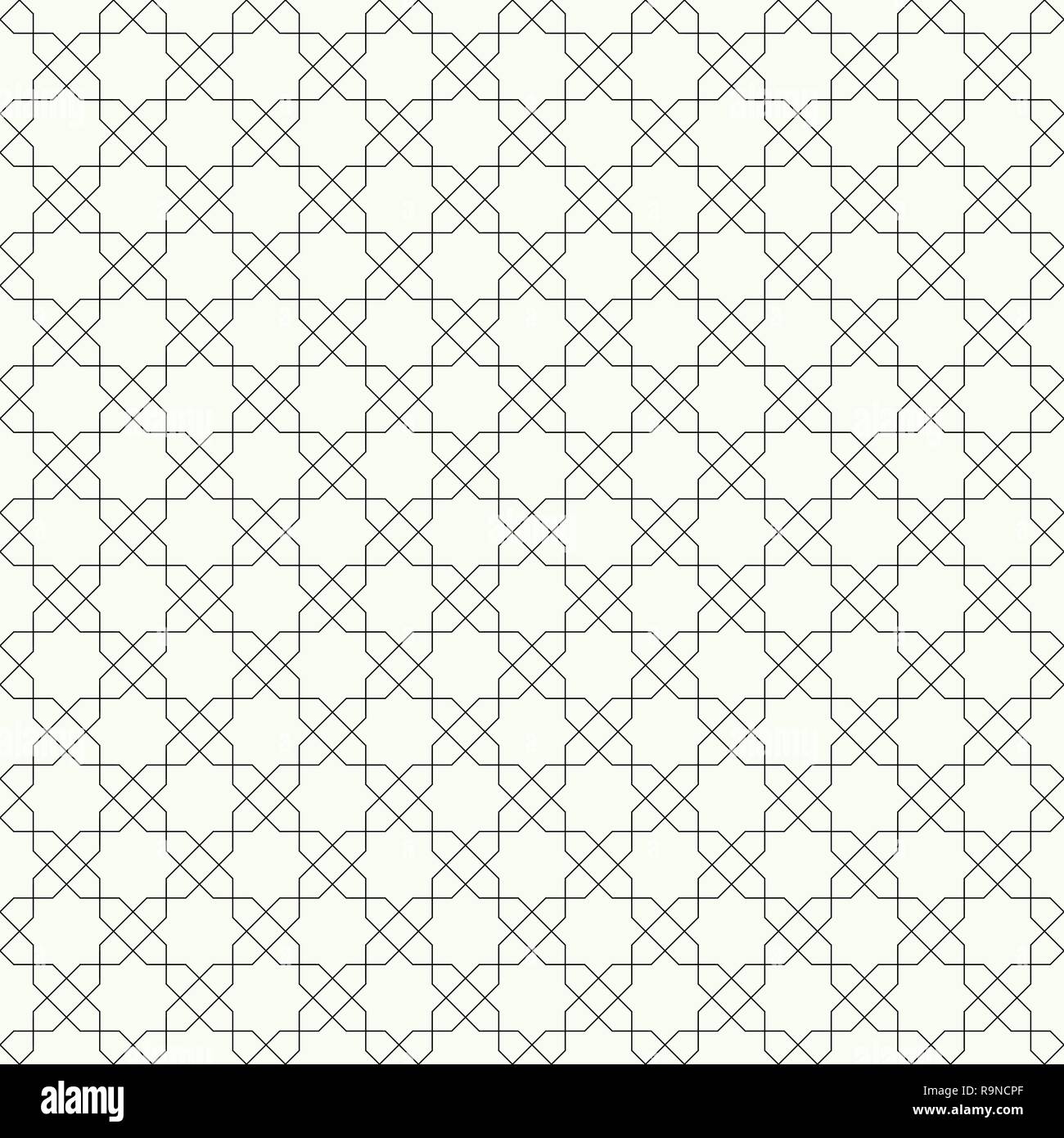 Vector Seamless Pattern Abstract Linear Textured Background Modern Geometric Texture With