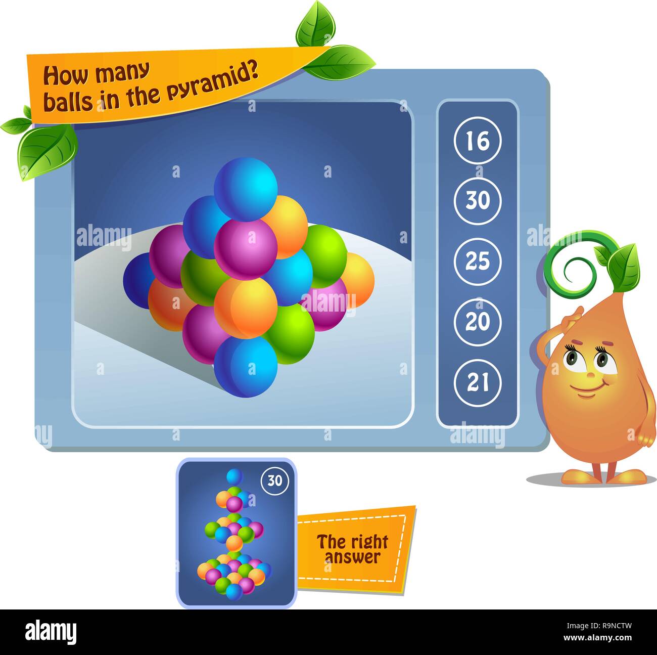 educational game for kids, puzzle. development of spatial thinking in ...