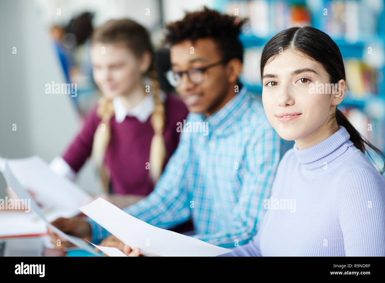 Working students hi-res stock photography and images - Alamy