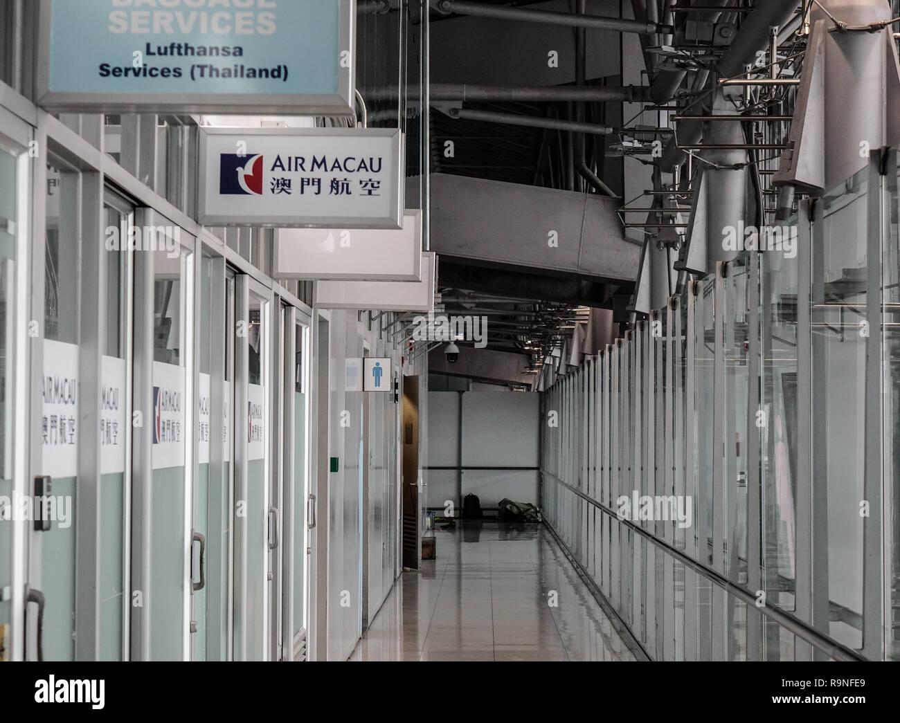 Bangkok, Thailand - Sep 16, 2018. Interior of Bangkok Suvarnabhumi (BKK ...