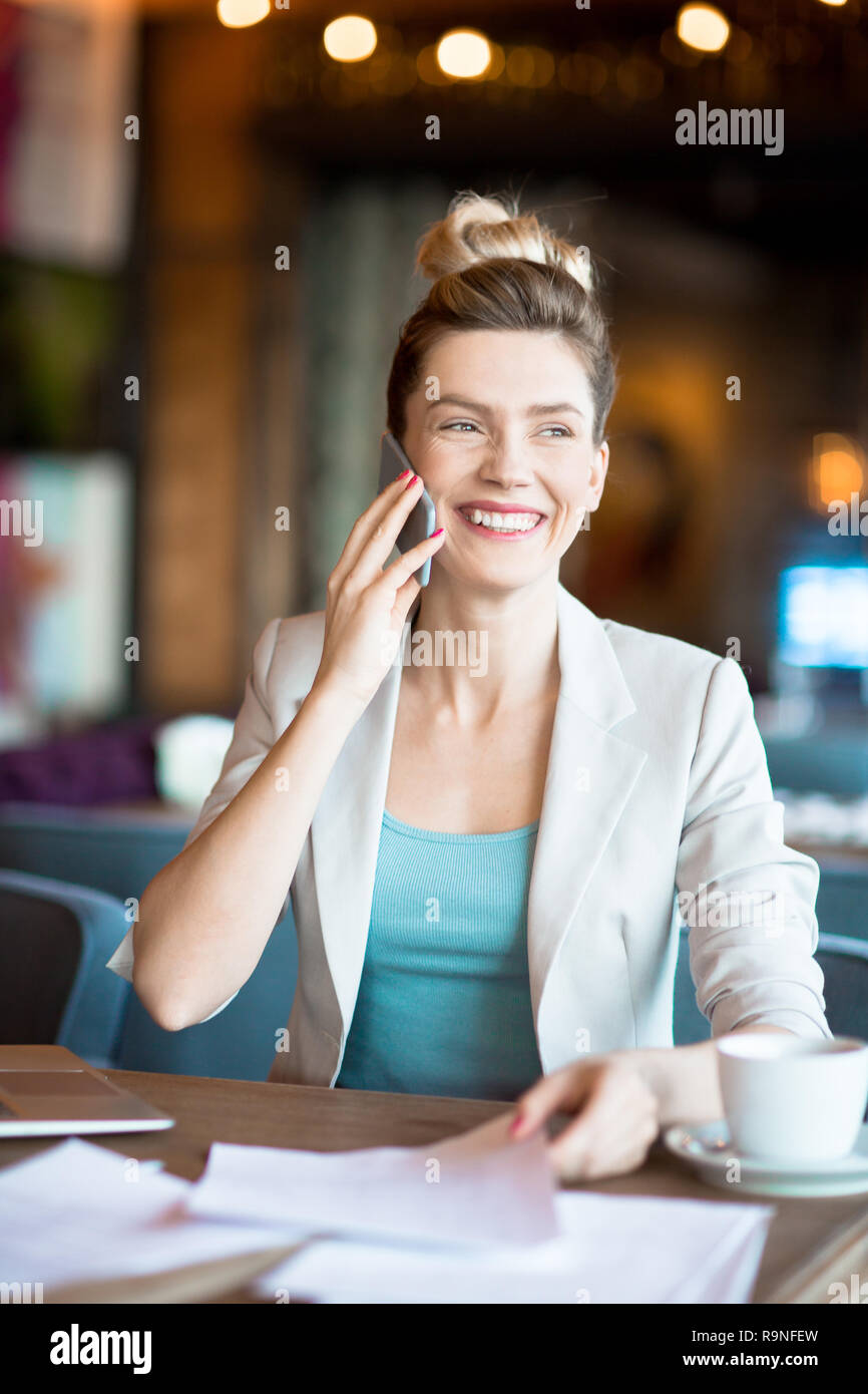 Making appointment with client Stock Photo - Alamy