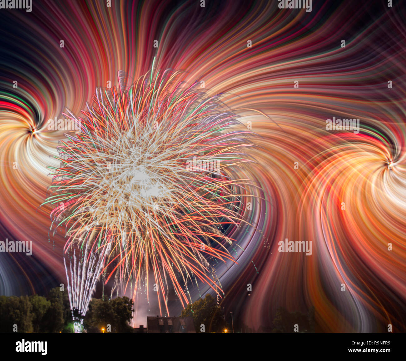 Pyrotechnics effect hi-res stock photography and images - Alamy