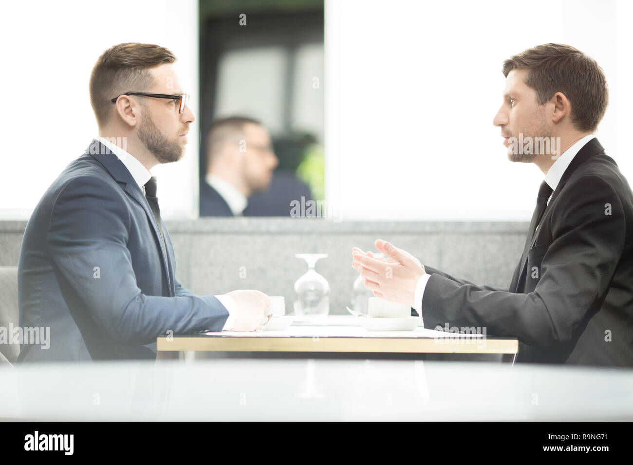 Young business entrepreneurs discussing hi-res stock photography and ...
