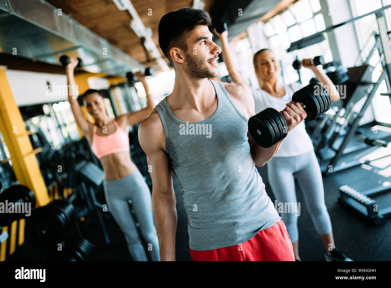 Team gym hi-res stock photography and images - Alamy