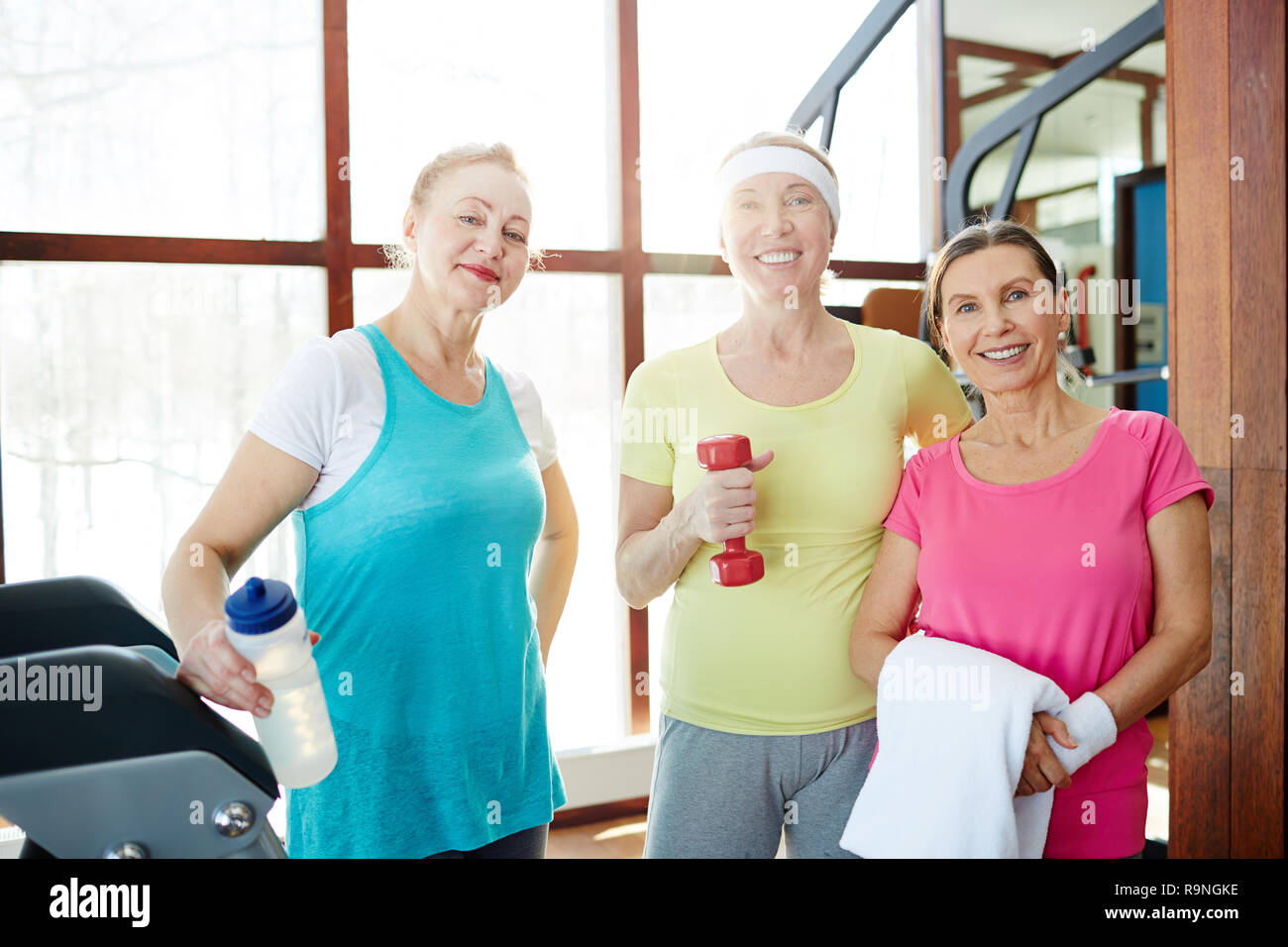 Break in gym Stock Photo - Alamy