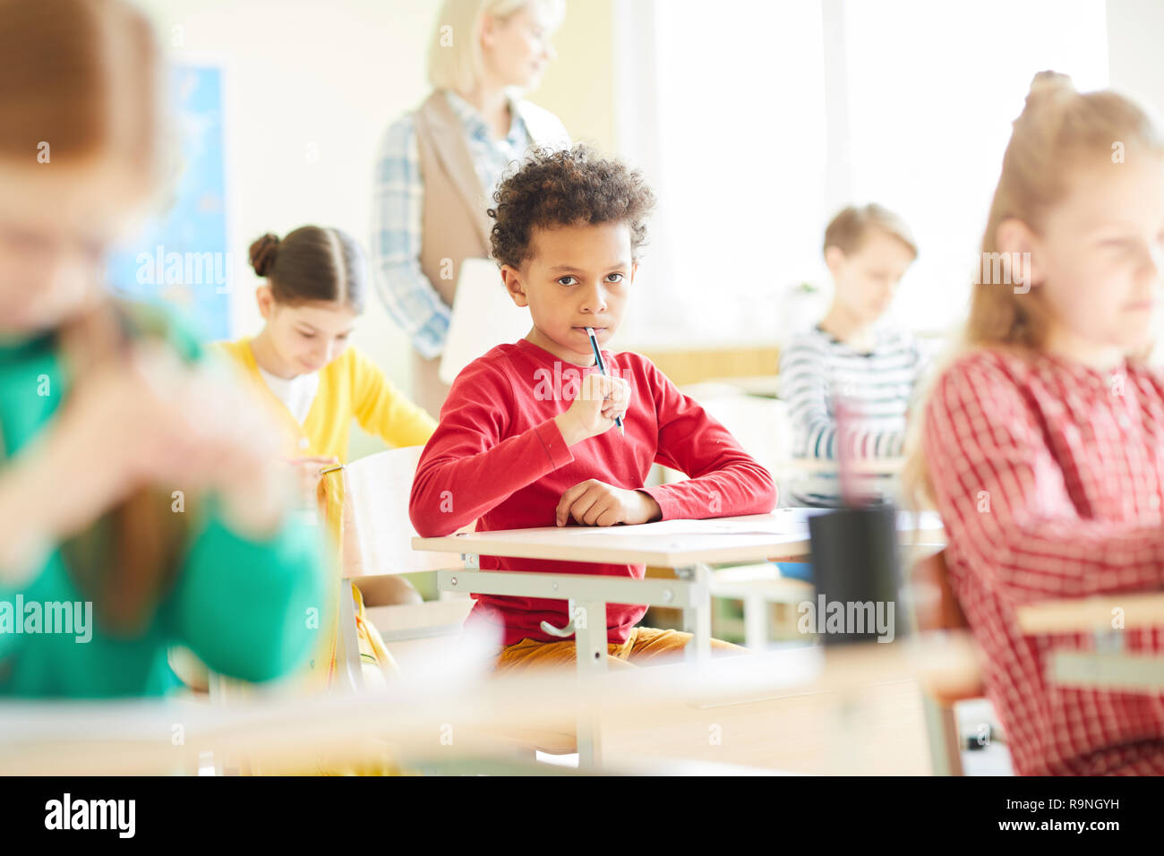 Schoolwork learner hi-res stock photography and images - Alamy