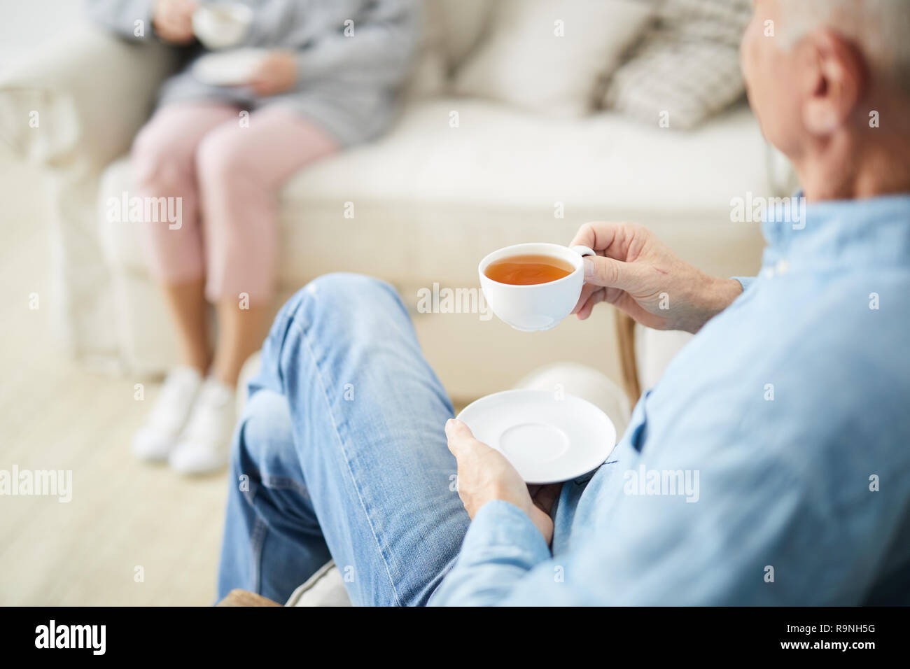 Elderly people having breakfast hi-res stock photography and images - Alamy