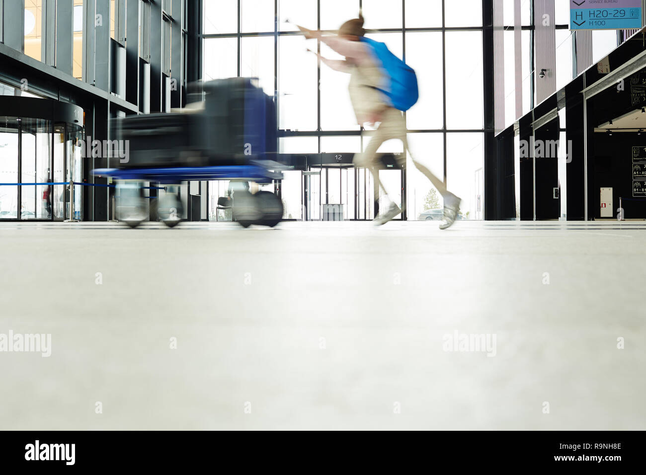 Running after cart Stock Photo - Alamy