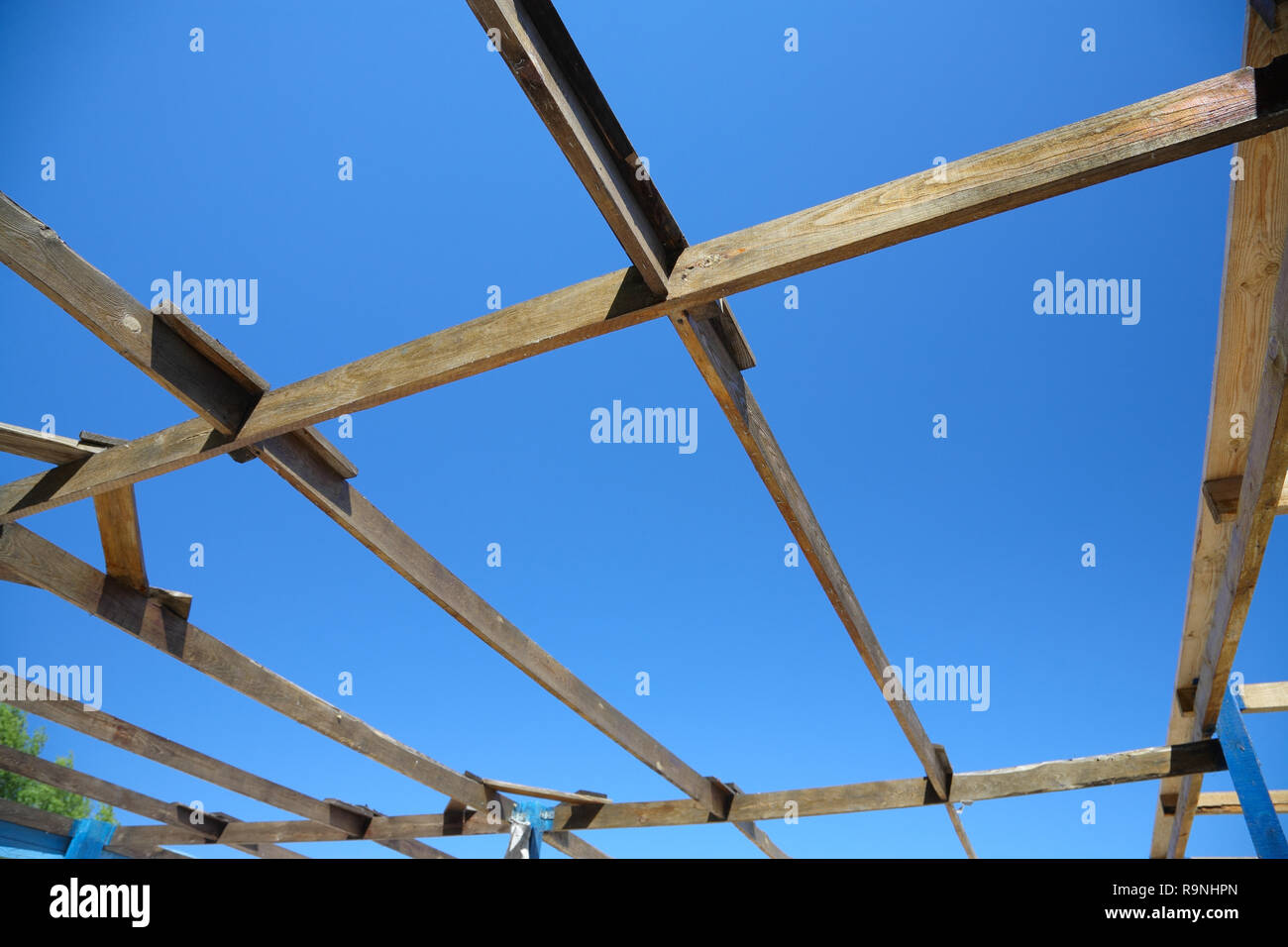 Blue framework hi-res stock photography and images - Alamy