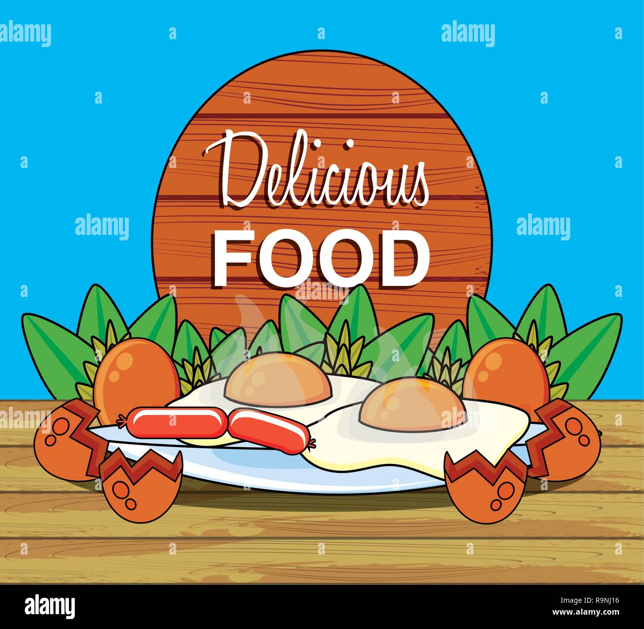 delicious food menu icons vector illustration design Stock Vector Image ...