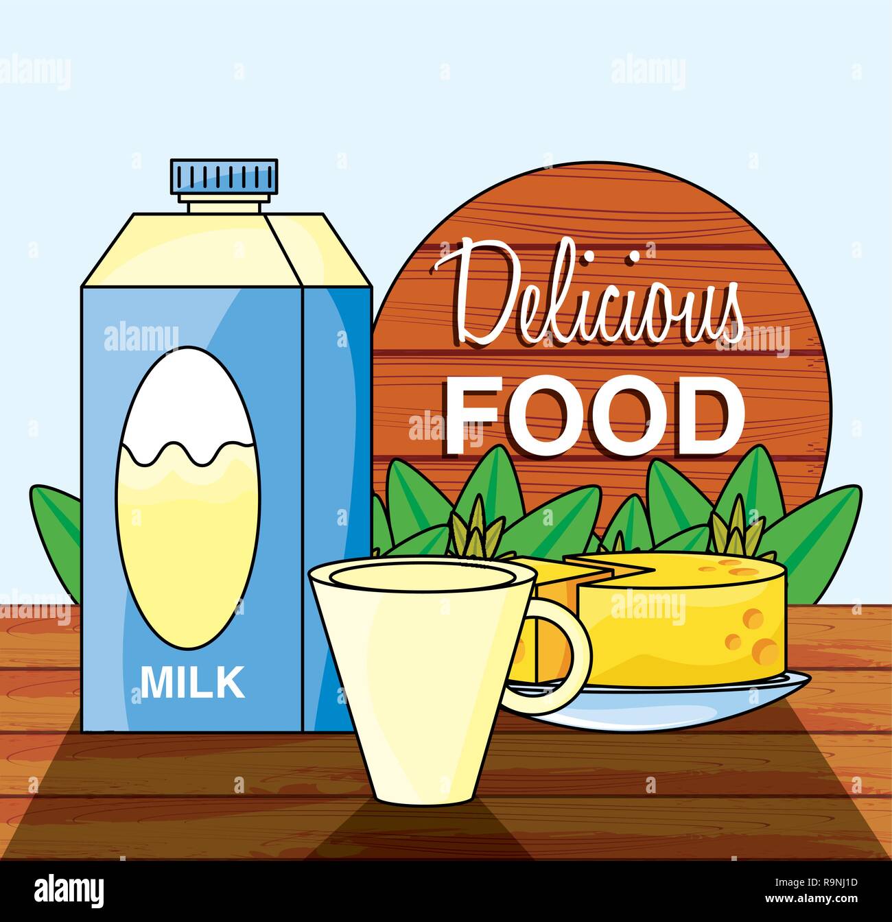 delicious food menu icons vector illustration design Stock Vector Image ...