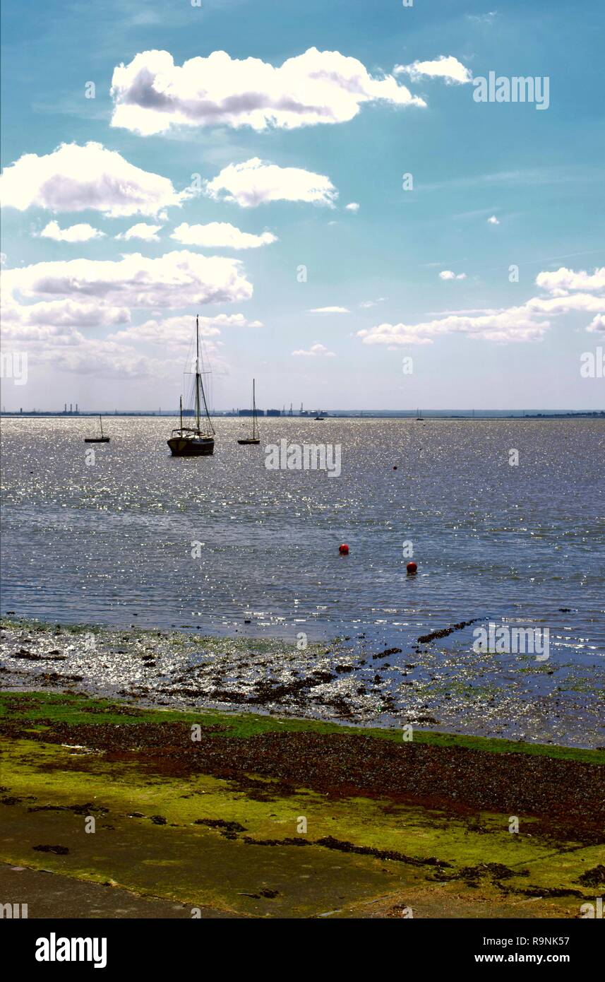Across the Thames Estuary Stock Photo - Alamy