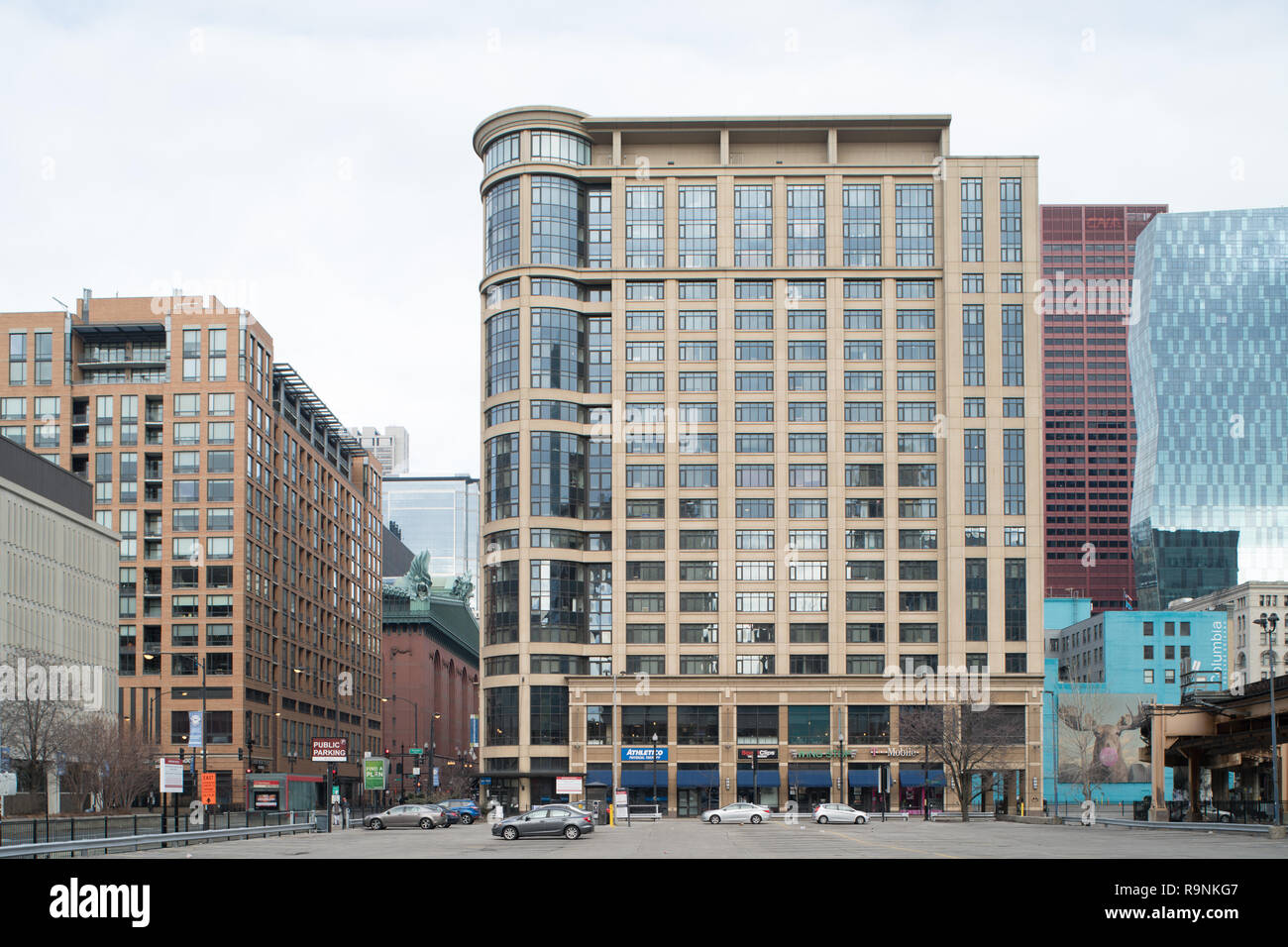 Buildings in the South Loop neighborhood Stock Photo - Alamy
