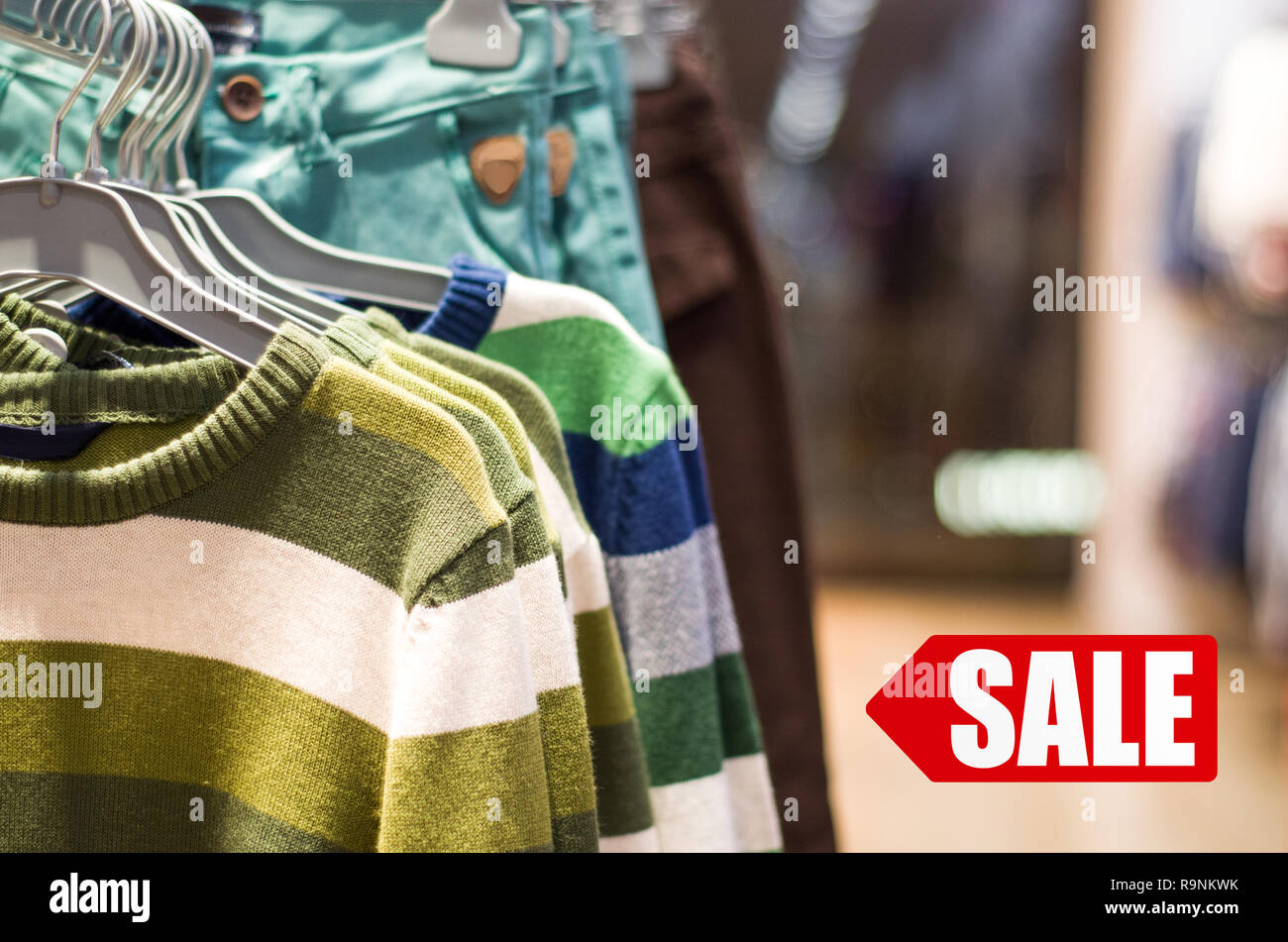 Clothes Rack Price Tag High Resolution Stock Photography and Images - Alamy