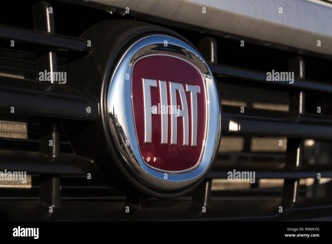 Fiat panda logo car hi-res stock photography and images - Alamy