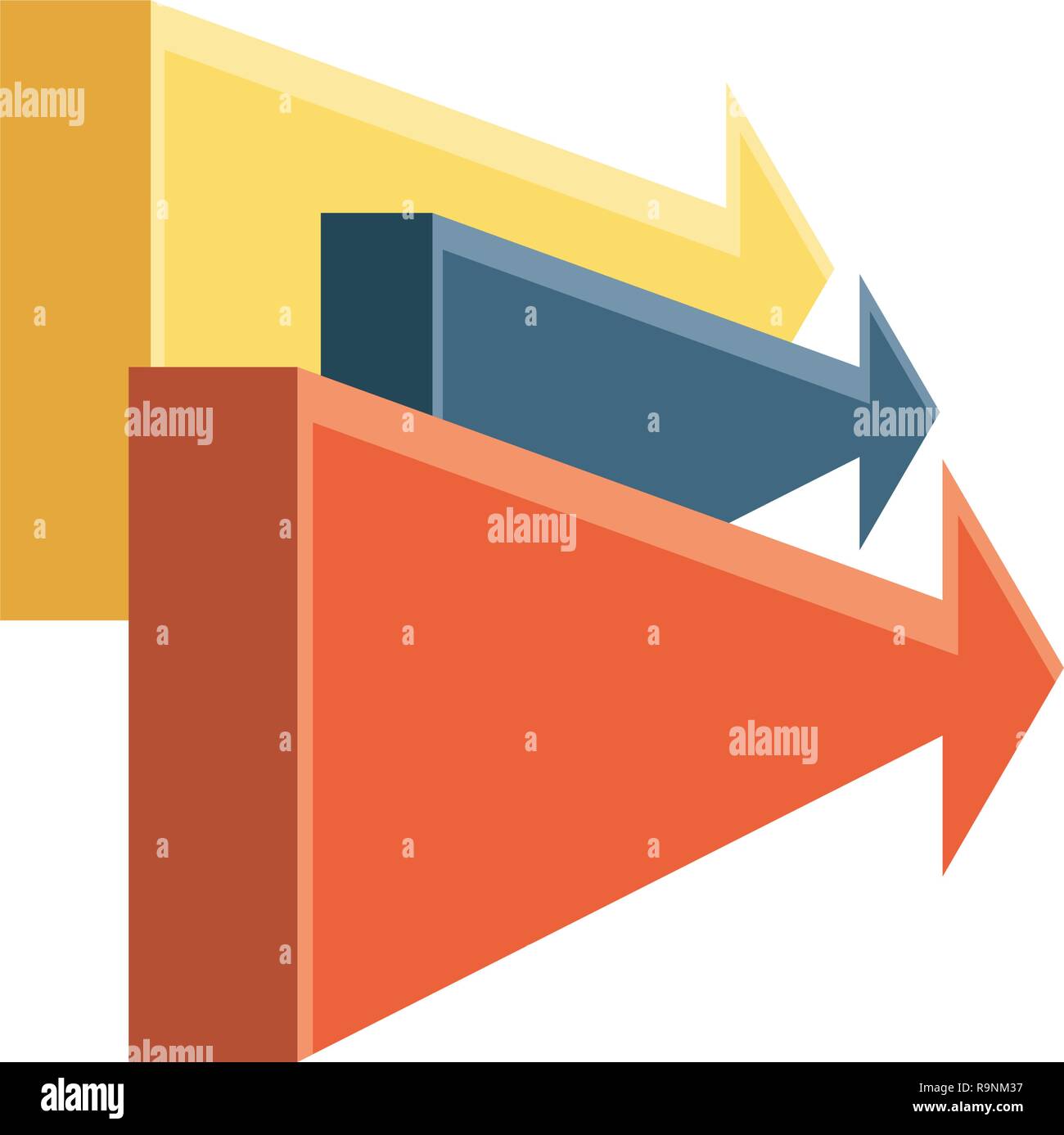 arrows guide isolated icons vector illustration design Stock Vector ...