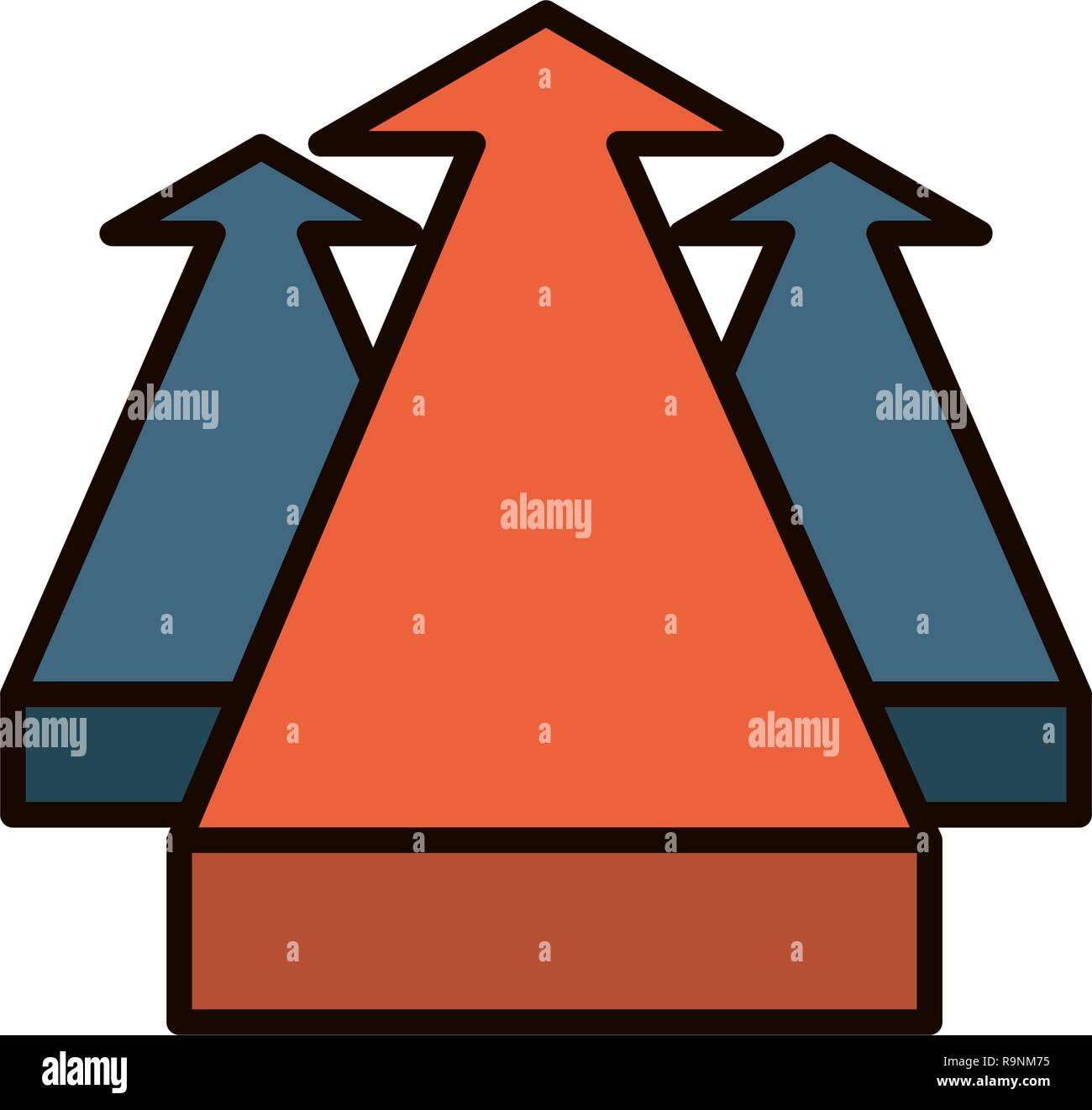 arrows guide isolated icons vector illustration design Stock Vector ...