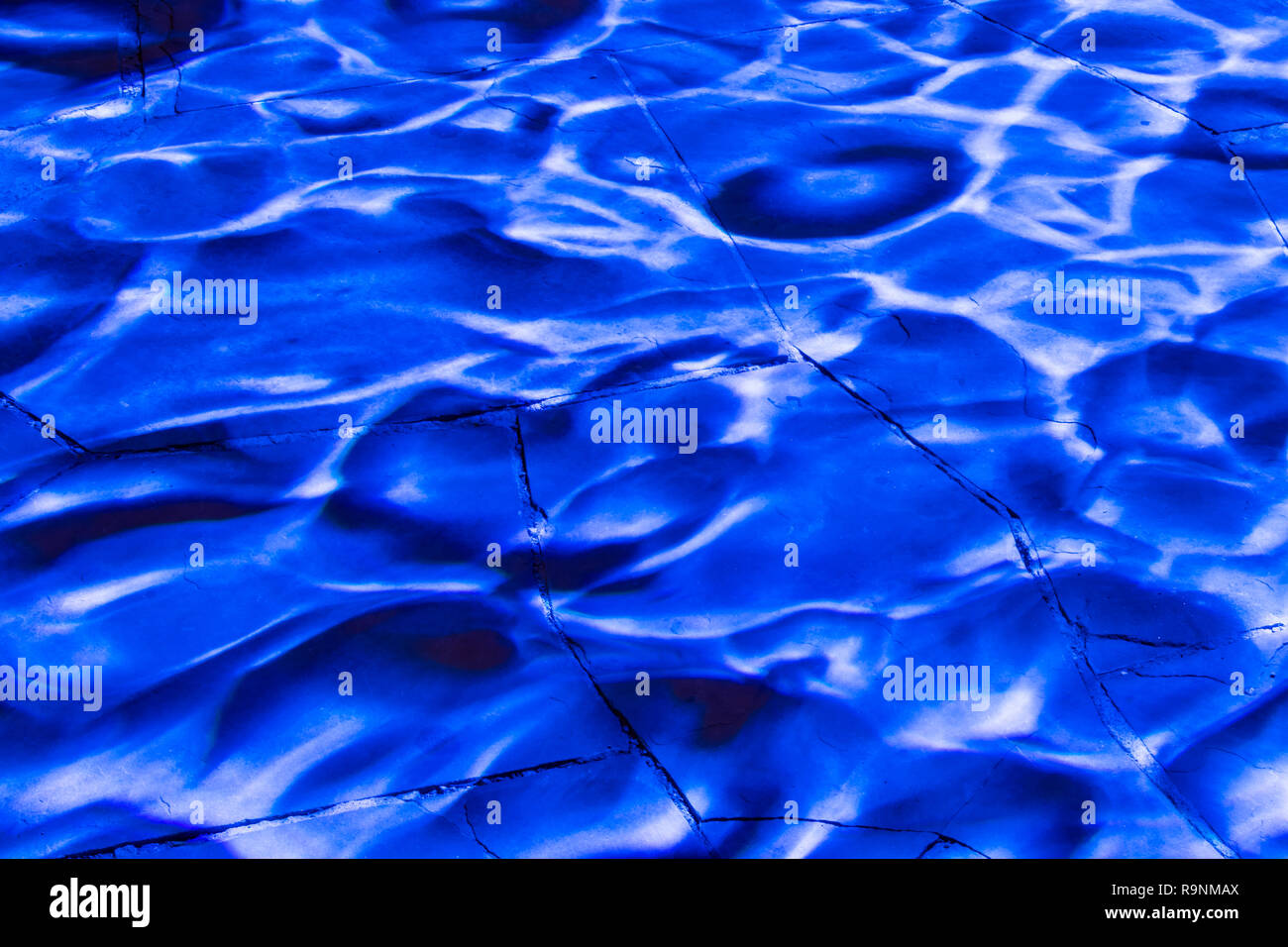 Abstract wave pattern in blue hi-res stock photography and images - Alamy