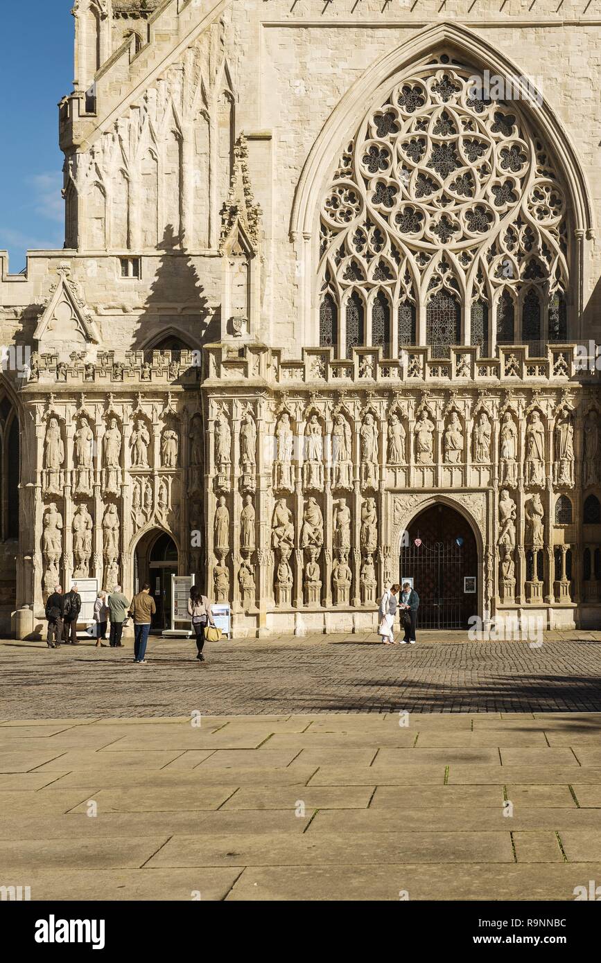Exeter Cathedral and Close, Exeter Stock Photo - Alamy