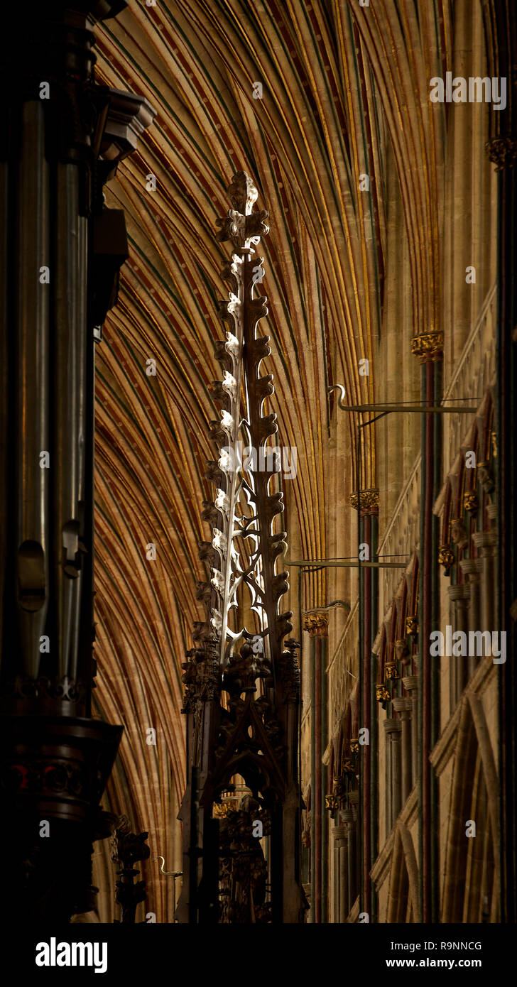 Exeter Cathedral and Close, Exeter Stock Photo - Alamy