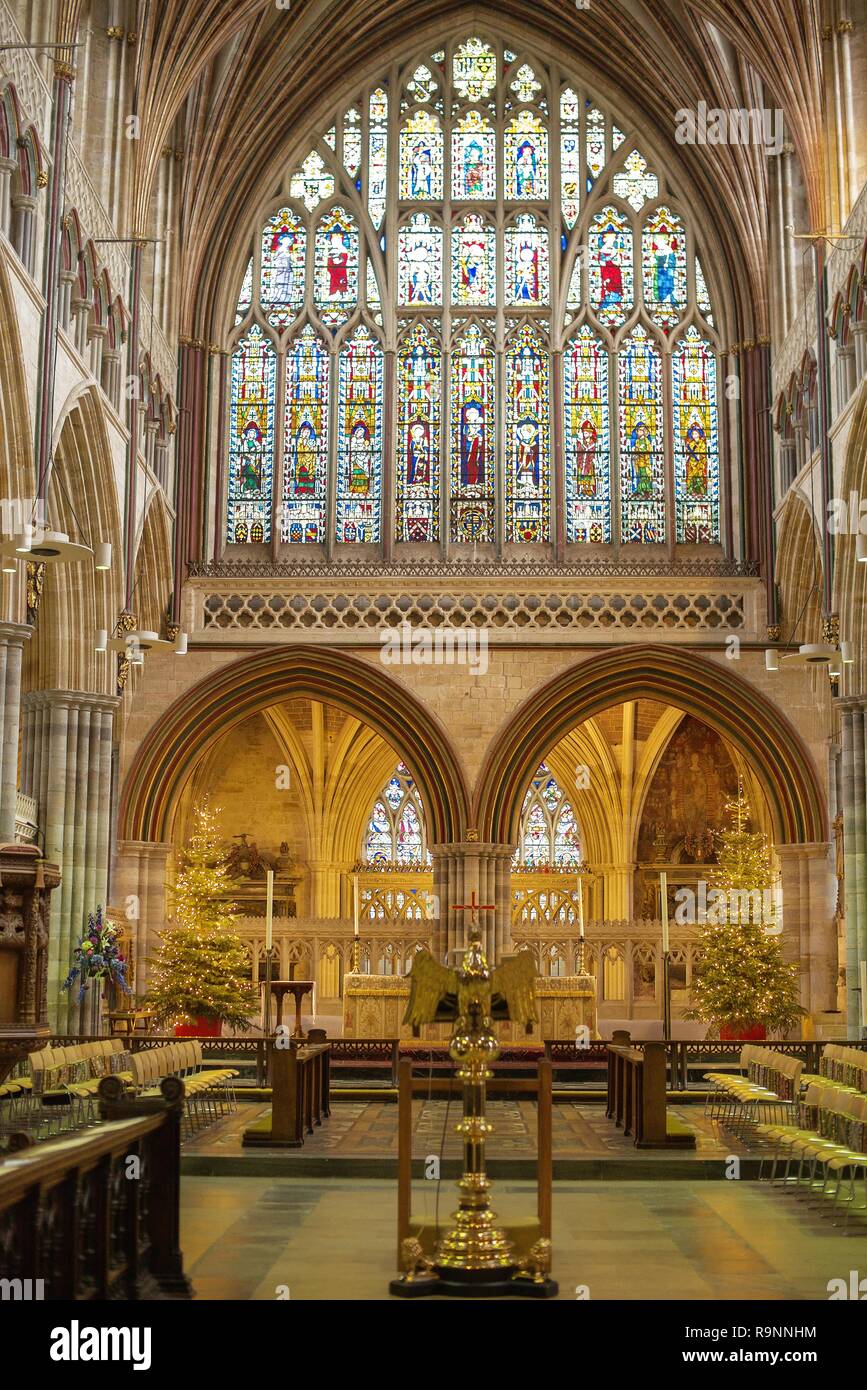 Exeter Cathedral and Close, Exeter Stock Photo - Alamy