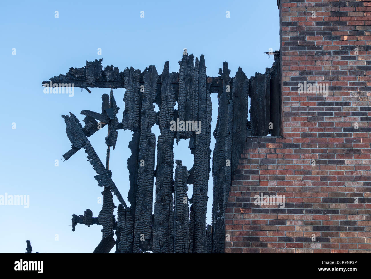 Collapsed and burnt hi-res stock photography and images - Alamy