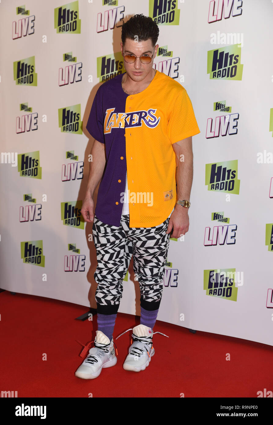 Celebrities arriving at Hits Radio Live 2018 at Manchester Arena in ...