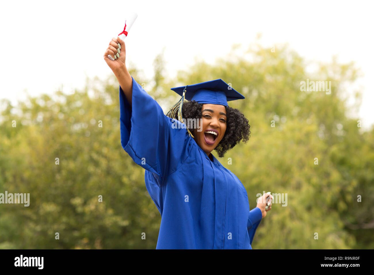 Black Graduation Gown