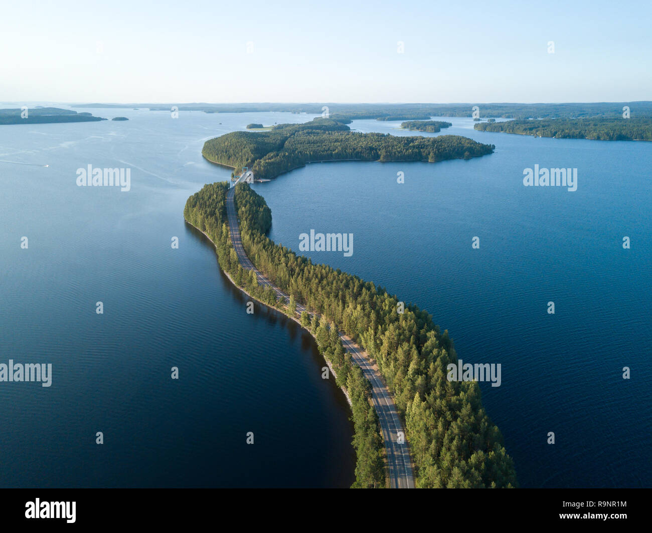 Finland lake aerial hi-res stock photography and images - Alamy