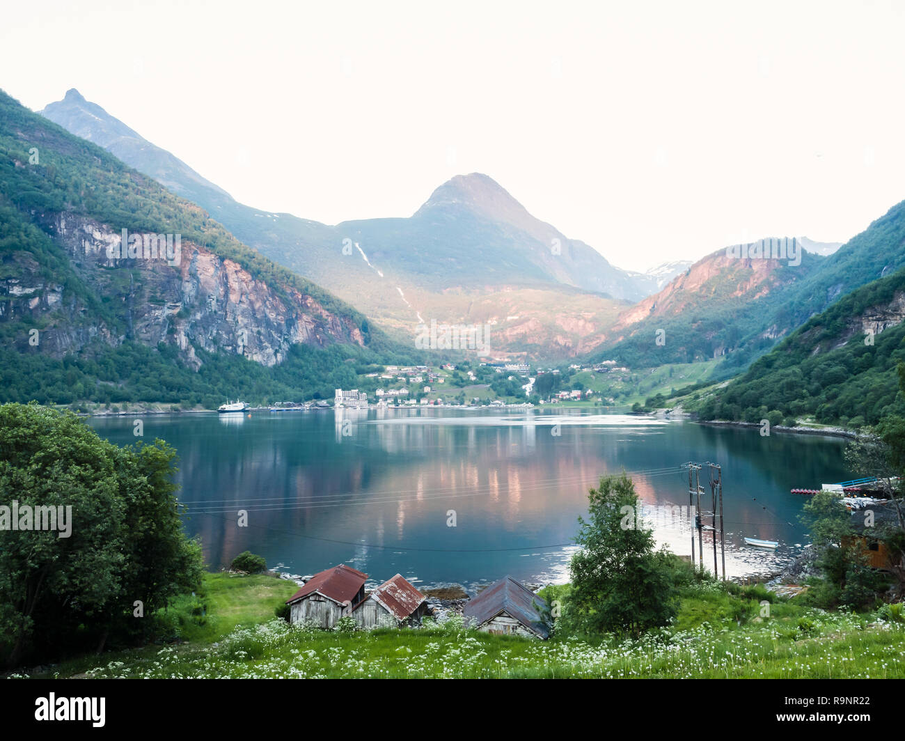 Geiranger mountain hi-res stock photography and images - Alamy
