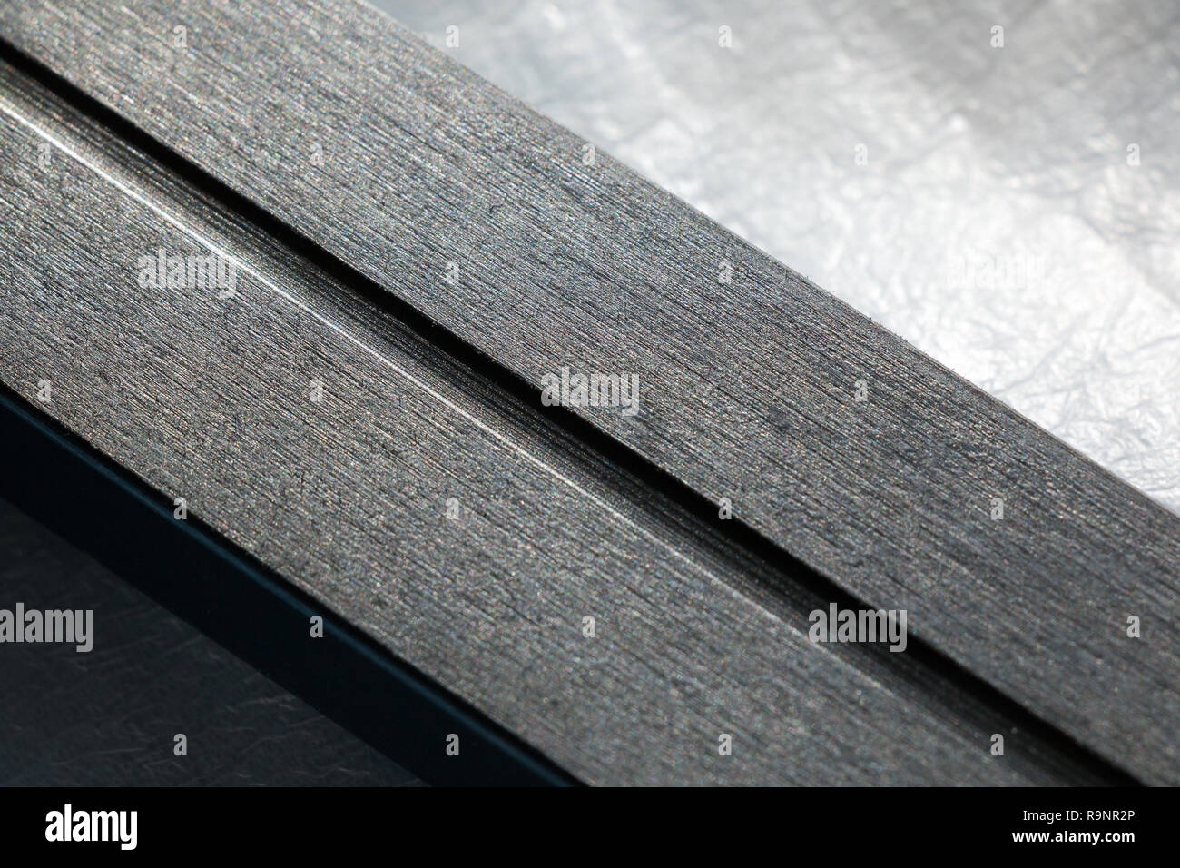 Nanotechnology grip coating on a modern cross-country ski base Stock ...