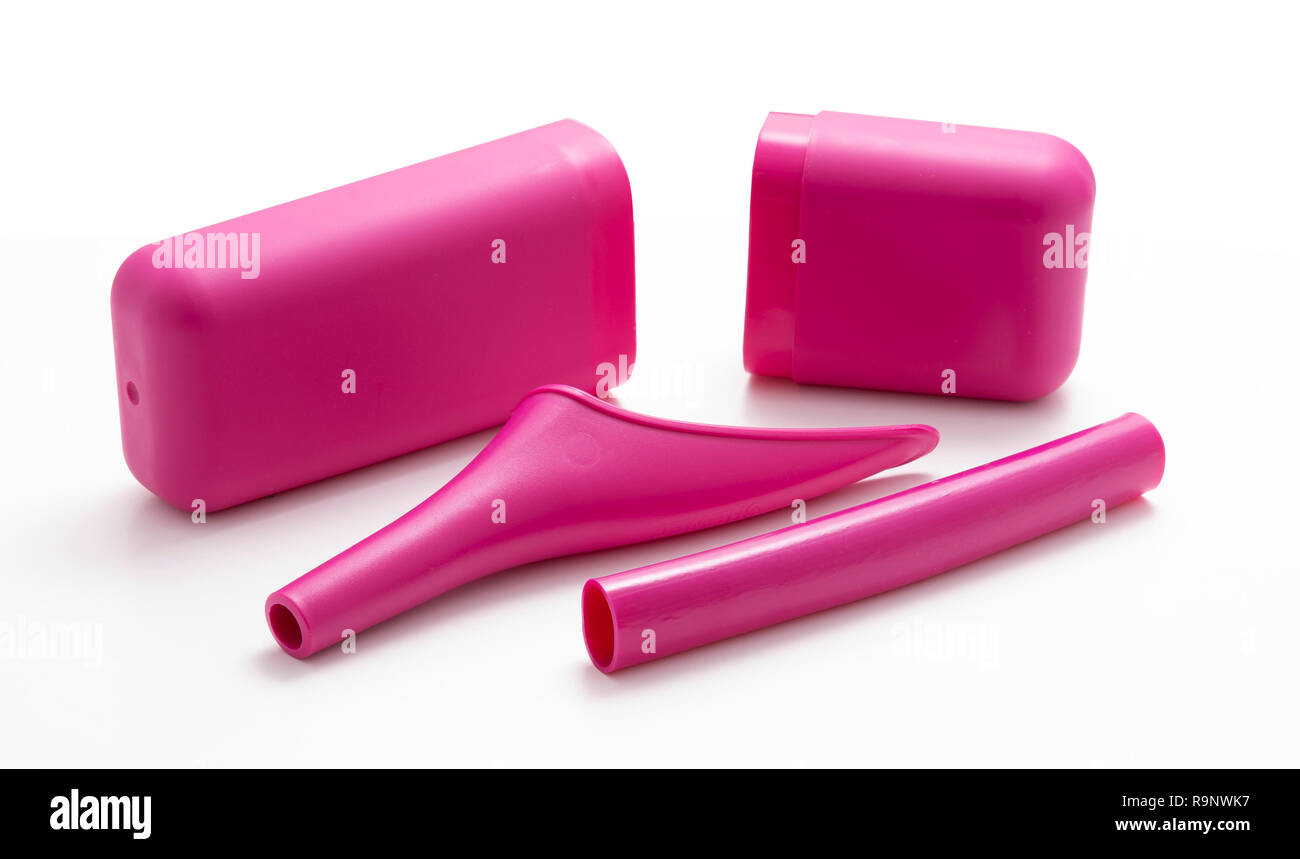 SWINDON, UK - DECEMBER 26, 2018: Shewee Extreme on a white background ...