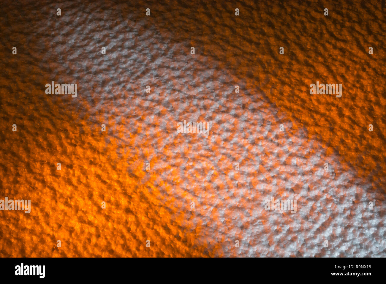 Rough surface of polystyrene ceiling tiles. Metaphor rough surface ...