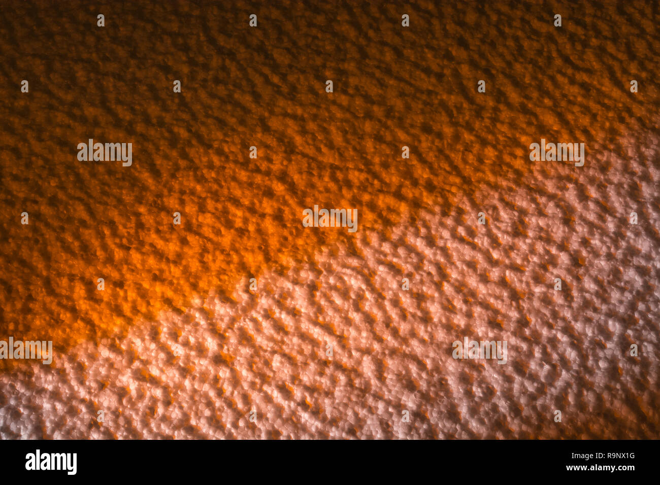 Rough surface of polystyrene ceiling tiles. Metaphor rough surface ...