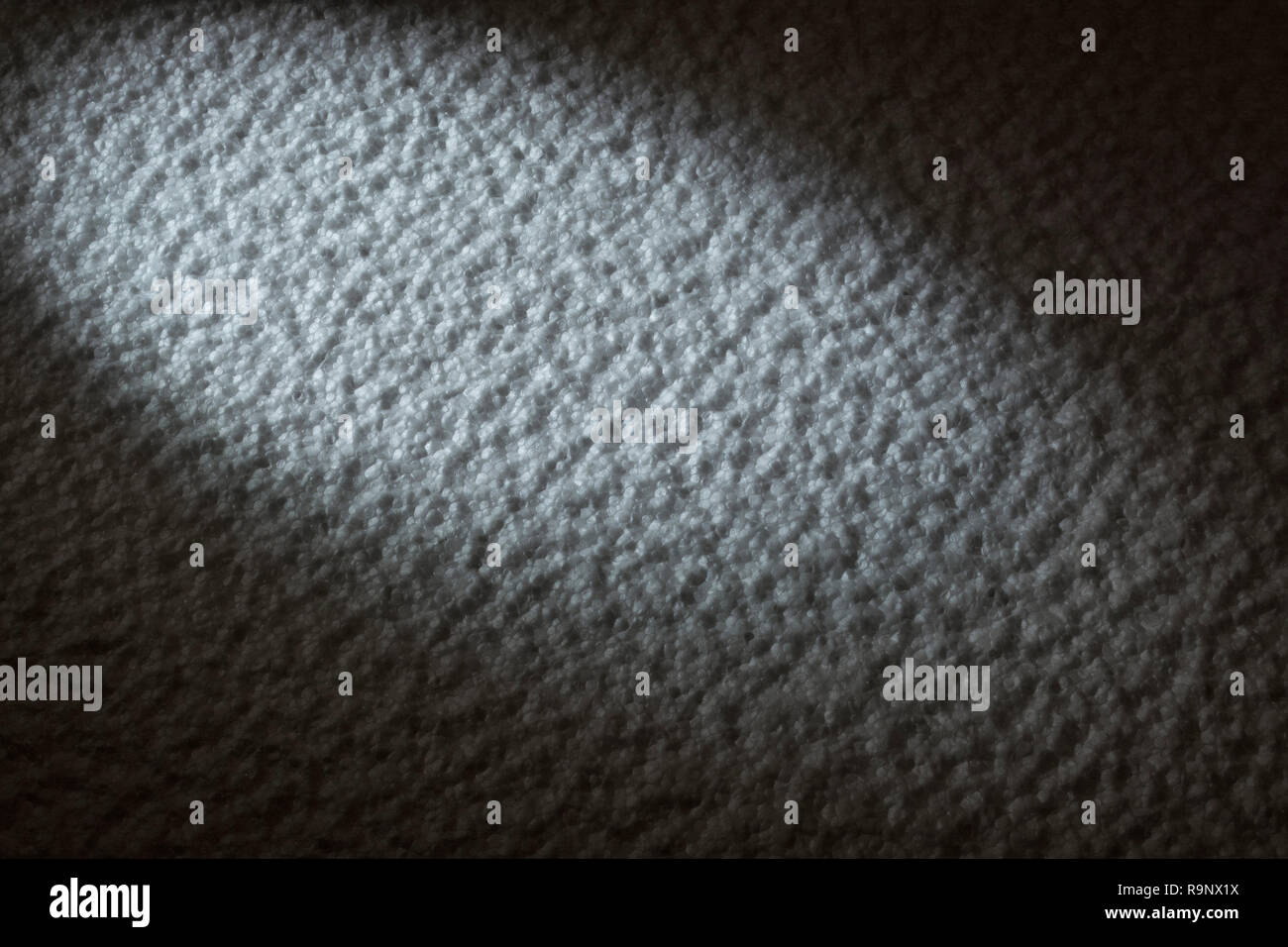 Rough surface of polystyrene ceiling tiles. Metaphor rough surface ...