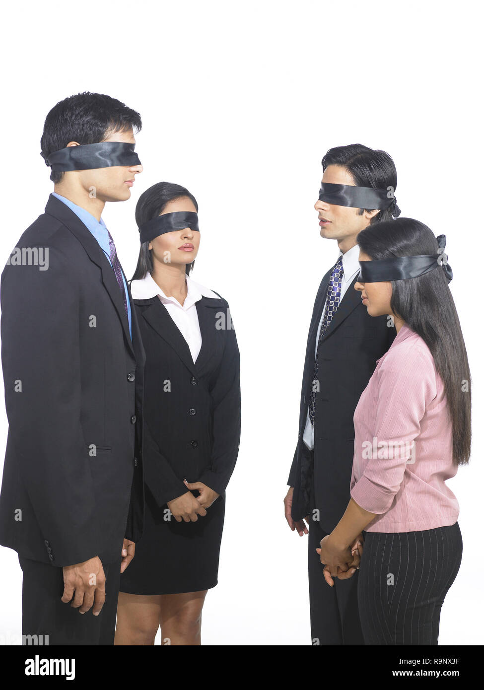 Four blind men hi-res stock photography and images - Alamy