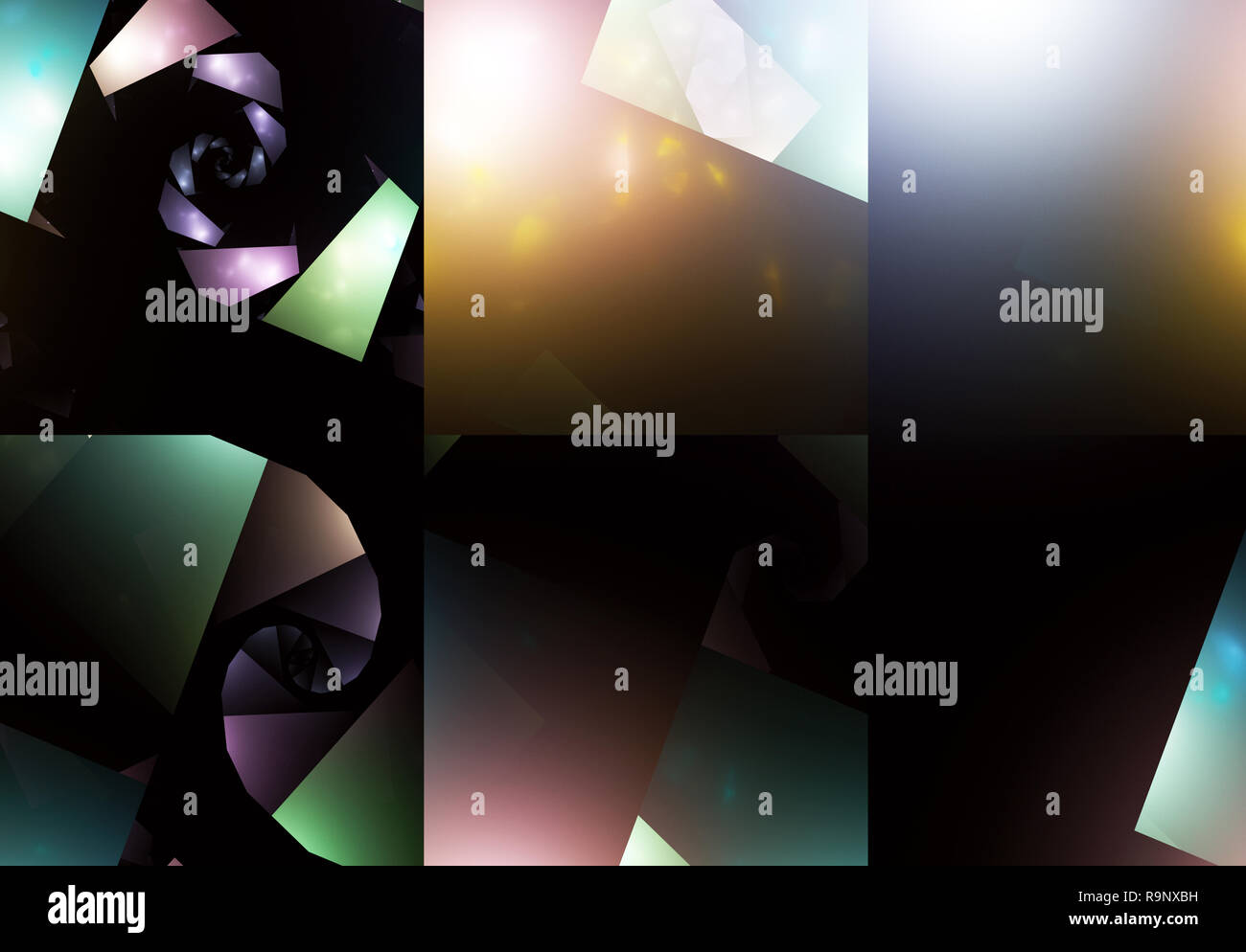 Abstract color dynamic background with lighting effect. Futuristic ...