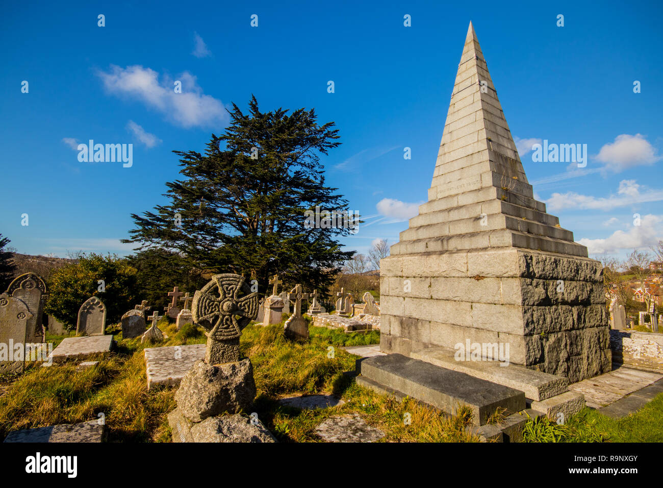 Burial vault of John Mowlem, Northbrook Cemetery, Swanage, Dorset, UK ...