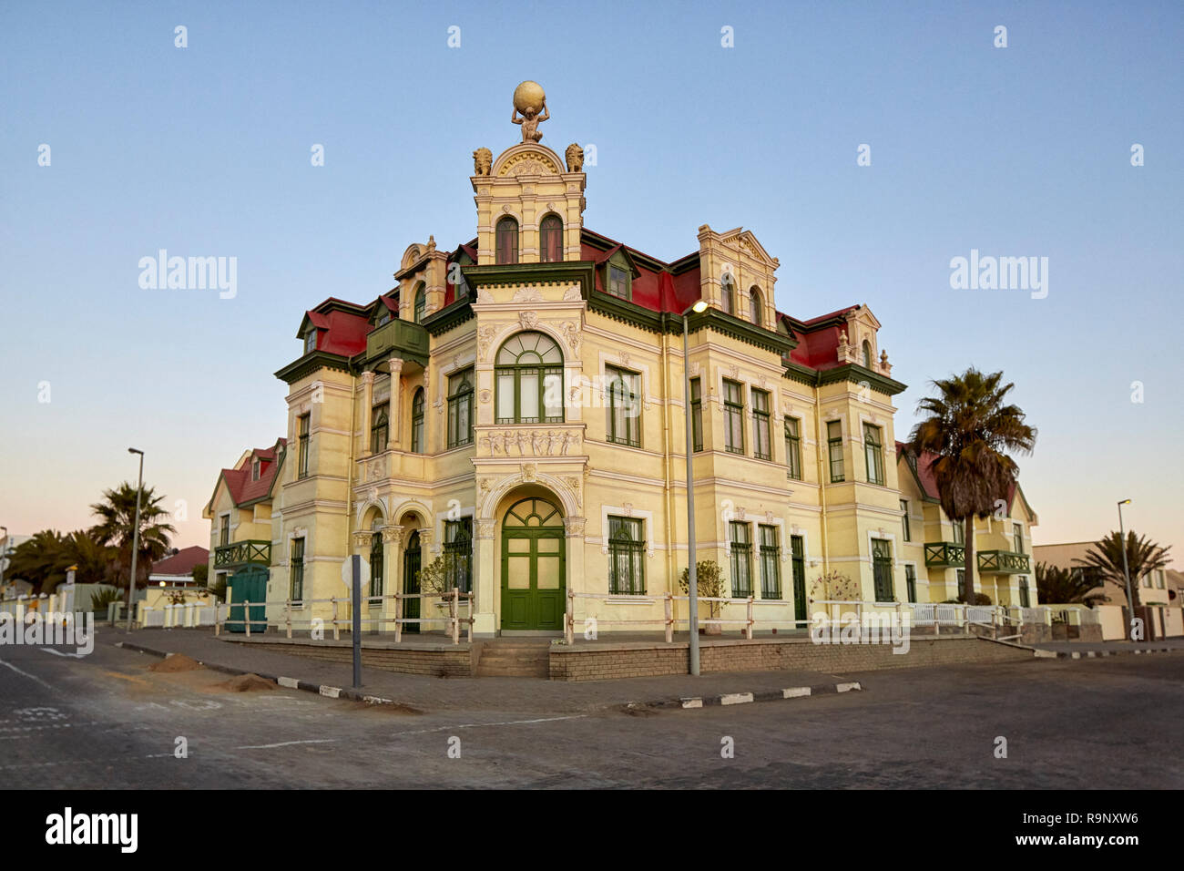 Hohenzollern Building in Swakopmund, Namibia, Africa Stock Photo - Alamy