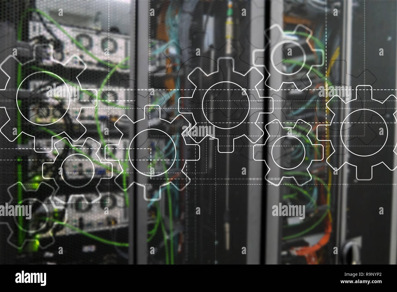 Gears mechanism, digital transformation, data integration and digital ...