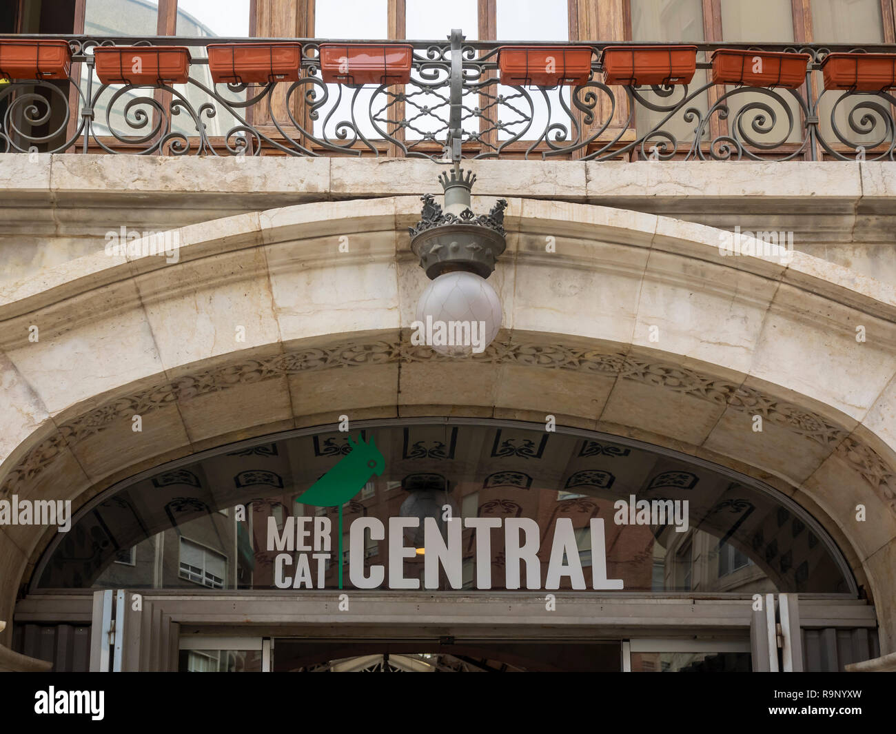 Central market sign hi-res stock photography and images - Alamy