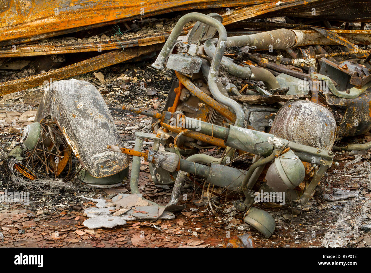 Fallen Bike - These images were captured in neighborhoods near Santa ...