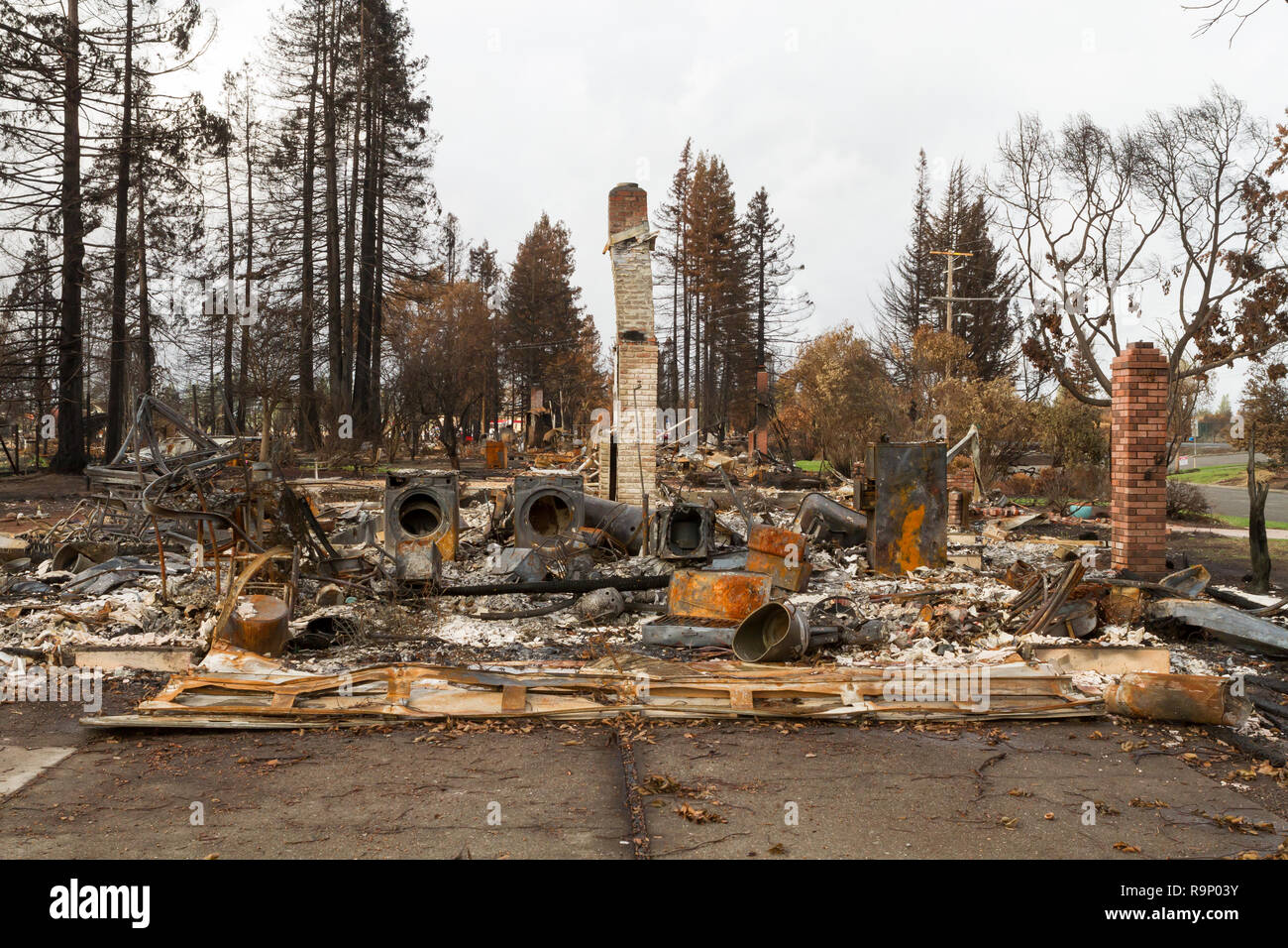 Lost Home - These images were captured in neighborhoods near Santa Rosa ...
