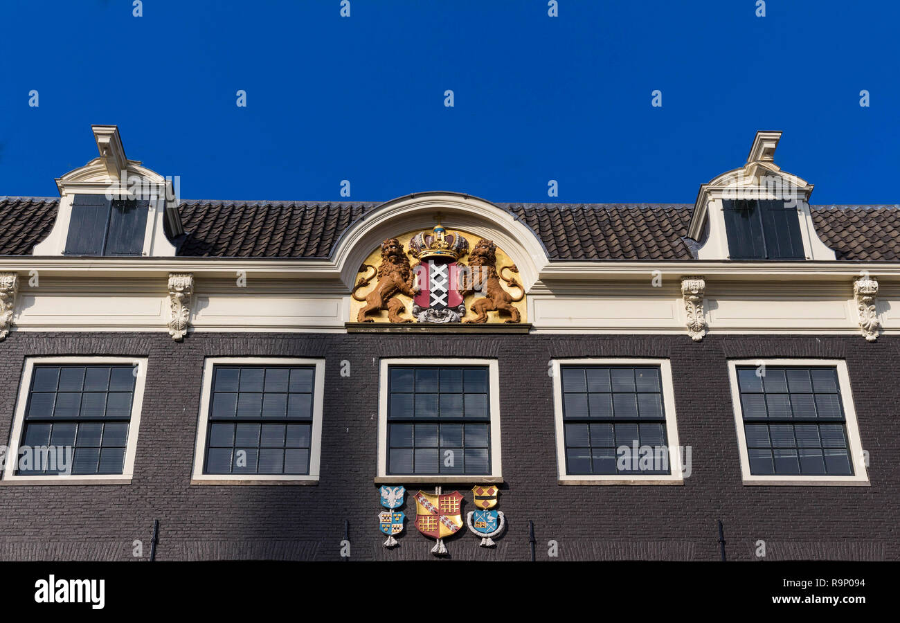 Amsterdam coat of arms flag hi-res stock photography and images - Alamy