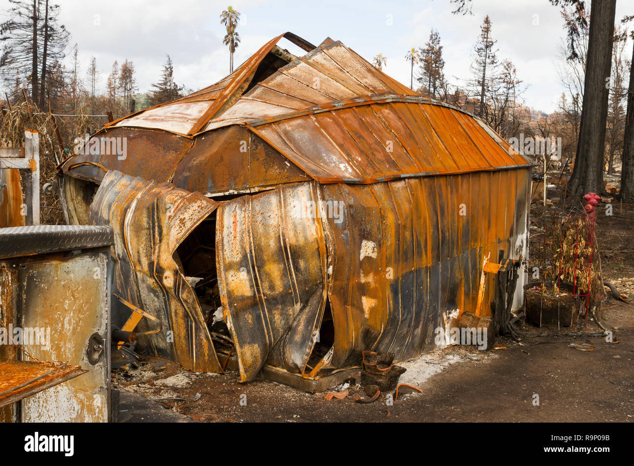 Exploded Shed - These images were captured in neighborhoods near Santa ...